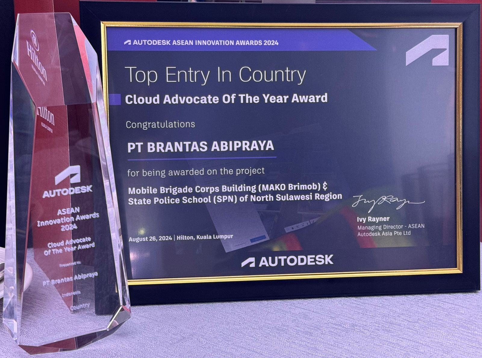 Brantas Abipraya Jadi Satu-satunya BUMN yang Raih Penghargaan BIM Internasional di Autodesk ...